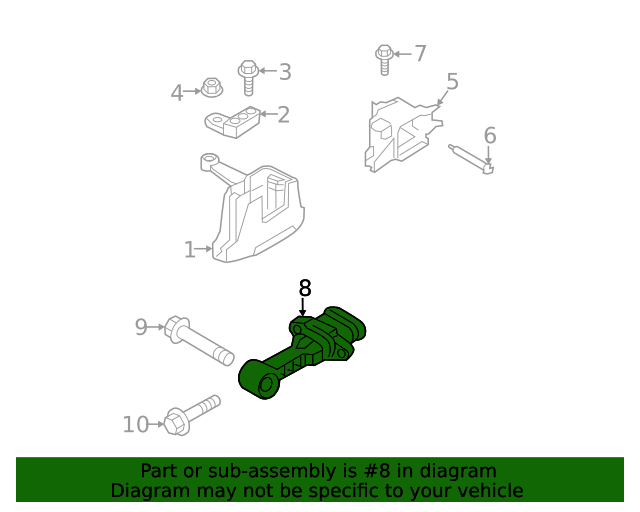 21950-Q5000 - Torque Rod 2021-2024 Kia Seltos | Kia.Parts Store