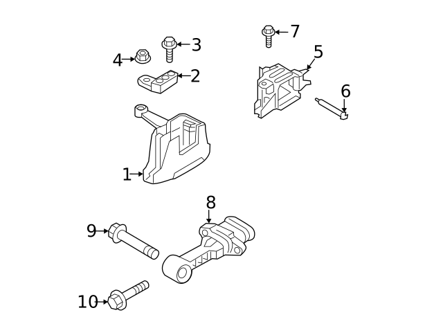 21830-J9500 - Trans Mount 2024 Kia Seltos | Kia.Parts Store