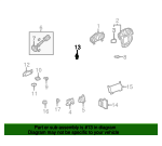 2000-2017 GM Automatic Headlamp Control Ambient Light Sensor 13498958 ...