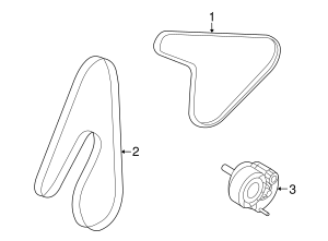 2008-2018 GM Drive Belt Tensioner 25191534 GM | GMPartsDirect.com