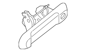 2005-2015 Nissan Xterra Handle 90606-ZL80A | TascaParts.com