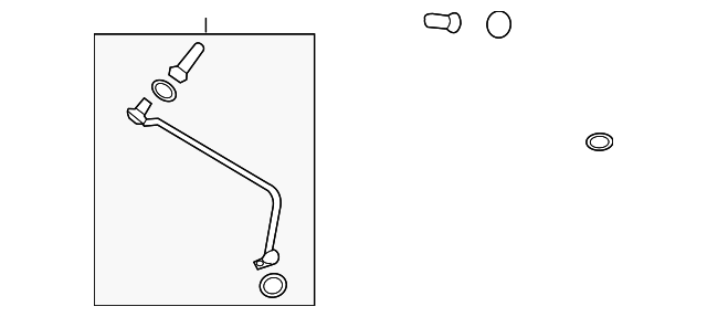 Ford GB8Z-9T516-A - Oil Inlet Tube - 2015-2020 Ford | OEM Ford Part