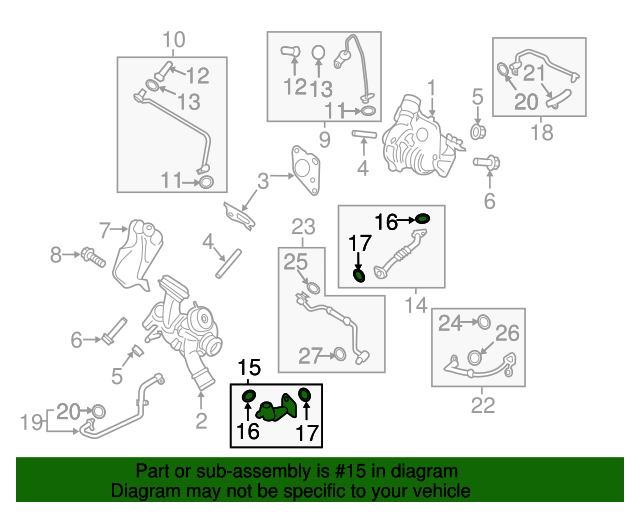 Ford GB8Z-9T516-A - Oil Inlet Tube - 2015-2020 Ford | OEM Ford Parts ...