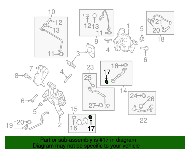 2015-2020 Ford Oil Return Tube Gasket FT4Z-6N652-F | TascaParts.com