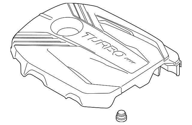 29240-2B220 - Engine Cover 2020-2023 Kia | Kia.Parts Store