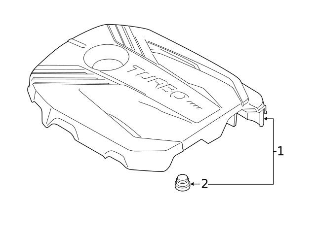 29240-2B220 - Engine Cover 2020-2024 Kia | Kia.Parts Store