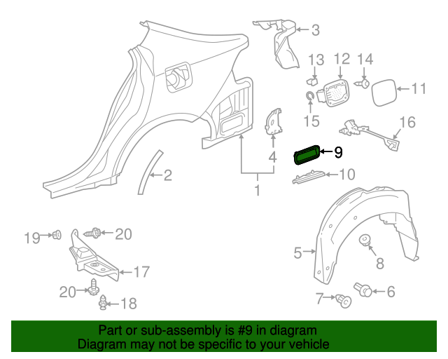 2010-2021 Lexus Pressure Vent 62940-06120 | Longo Lexus