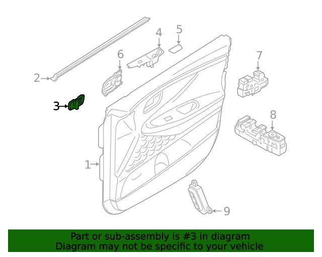 2019-2023 Hyundai Santa Fe Inner Cover 87607-S1000 | OEM Parts Online