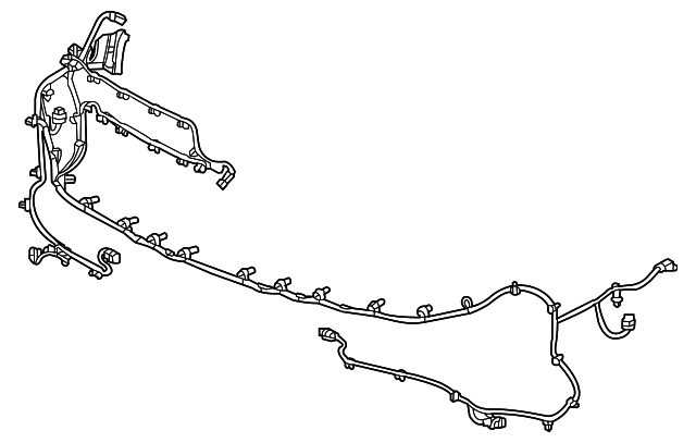 2021-2024 GMC Yukon Front Object Alarm Sensor Wiring Harness 84813507 ...