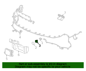 2021-2024 GM Black Parking Assist Alarm Sensor Bracket (Replaces ...