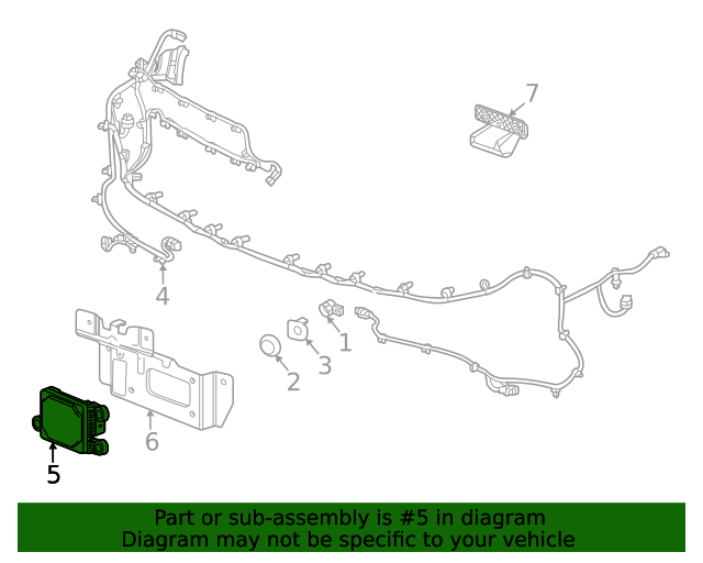 2020-2024 GM Forward Range Radar Sensor 85000046 | OEM Parts Online