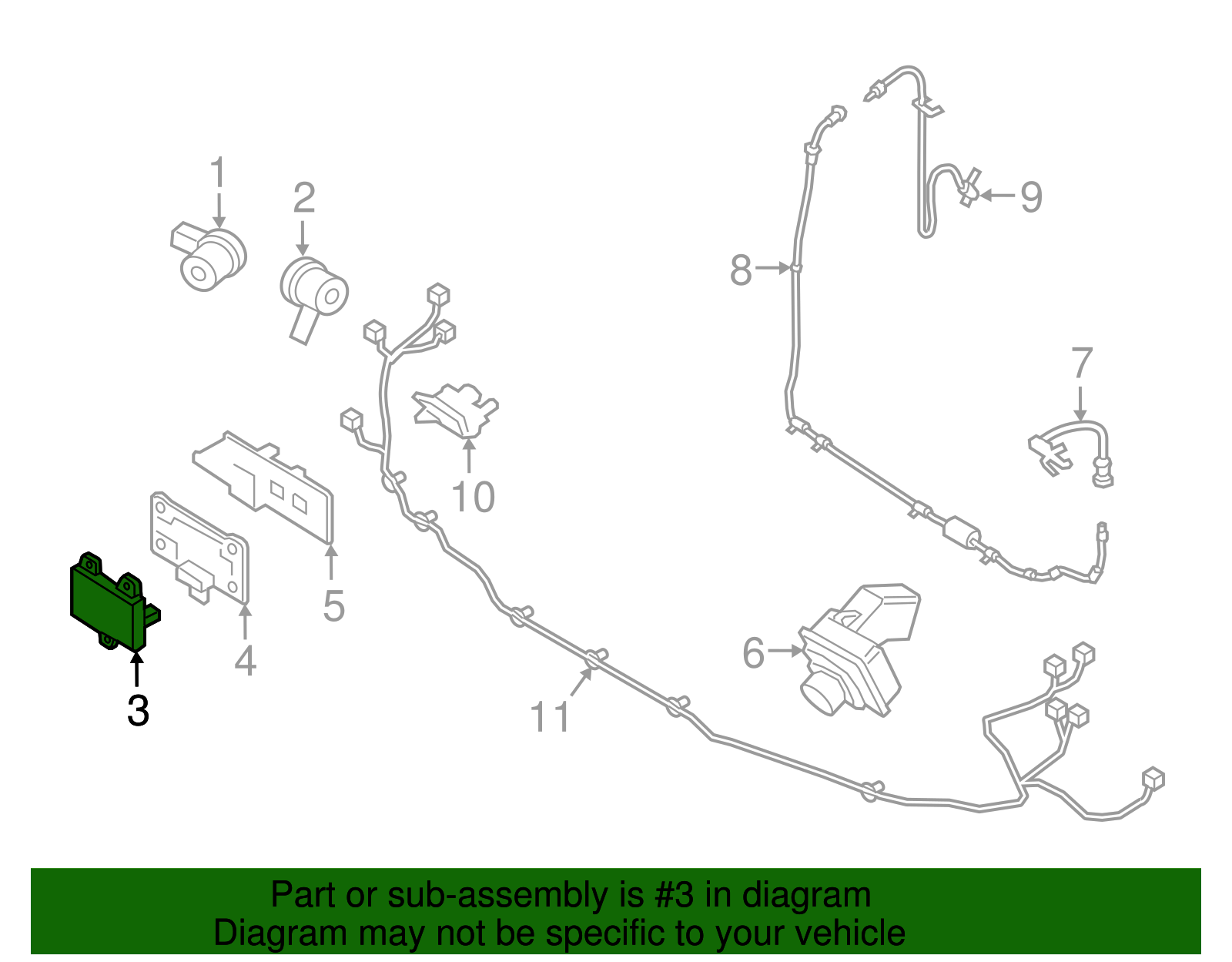 2018-2023 Ford Sensor H1BZ-9E731-F | TascaParts.com