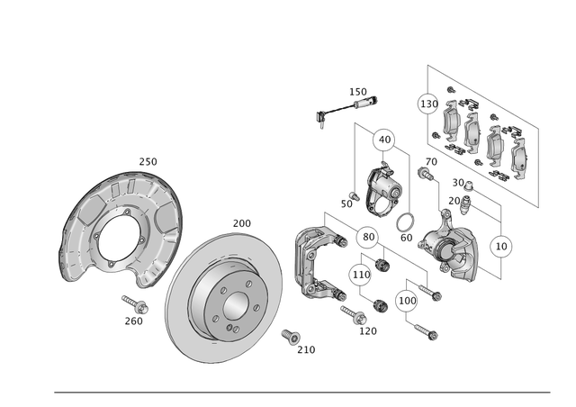 166-423-07-00 - Brake Disc, Vented 2012-2019 Mercedes-Benz | MB Parts ...
