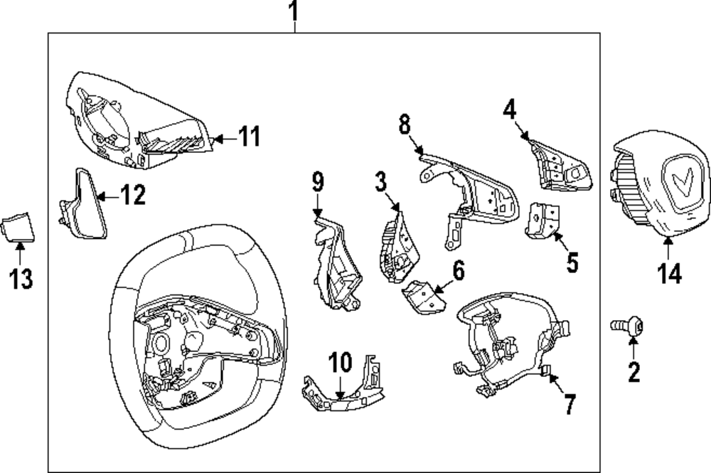 2023-2025 Chevrolet Corvette F Wheel 86573029 | QuirkParts