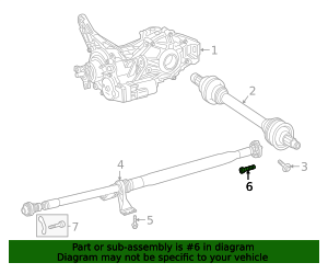 000000-004138 - Drive Shaft Bolt 2021-2023 Mercedes-Benz | Mercedes ...