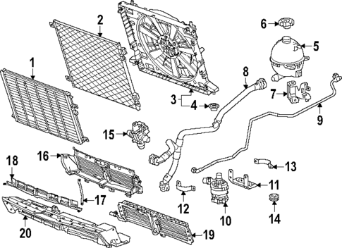Radiator & Components for 2025 Chevrolet Silverado EV | GM Parts Center
