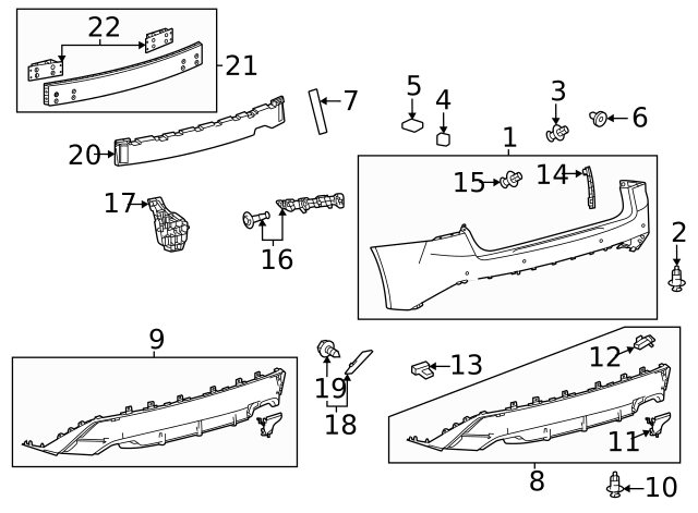 52143-53050 - Bumper Bracket - 2021-2023 Lexus | MyLexusParts
