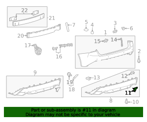 52128-53040 - Hole Cover 2021-2023 Lexus IS300 | AutoNationParts.com