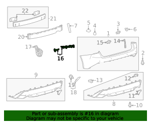 2021-2023 Lexus Bumper Cover Support Rail 52157-53080 | AutoNationParts.com
