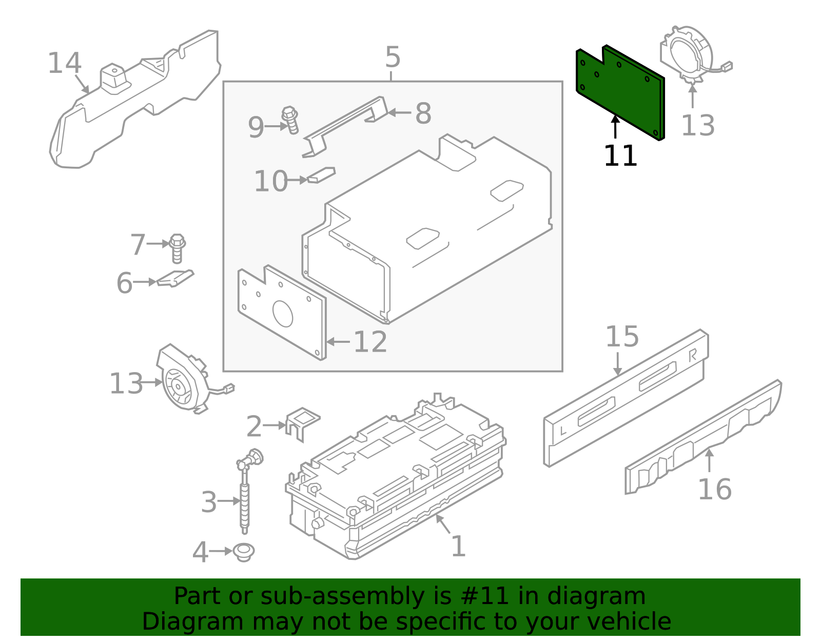 4K0-915-431-G - High-Quality Battery Cover for 2019-2025 Audi ...
