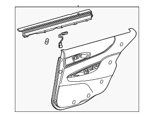 2021-2023 Toyota Mirai Door Trim Panel 67640-62200-C5 | Toyota Parts Center