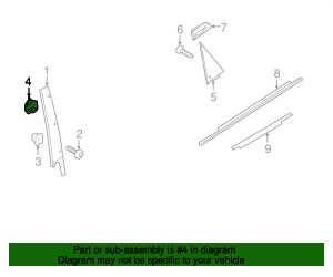 8K0-867-415-A - Front Seal 2009-2016 Audi | AutoNationParts.com