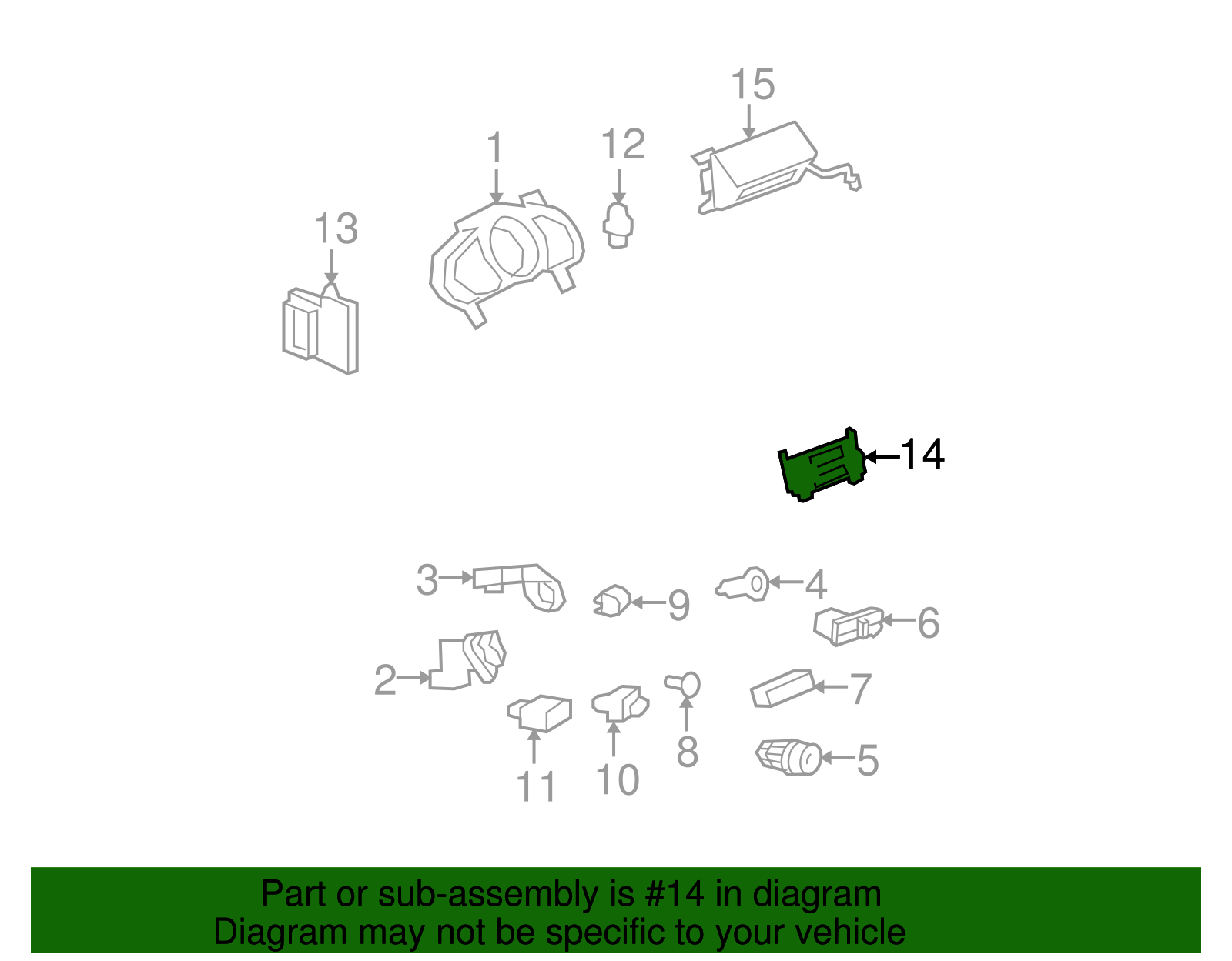 2008-2012 Chevrolet Malibu GM 19370223 Silver Heater and Air ...
