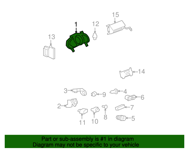 2008-2012 Chevrolet Malibu Instrument Cluster 20930868 | QuirkParts