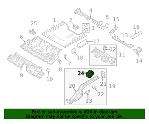 2015-2024 Volkswagen Rail Reinforced 5Q0-804-505-A | AutoNation Parts