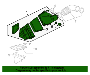 23467660 - Air Cleaner 2011-2012 GM | AutoNationParts.com