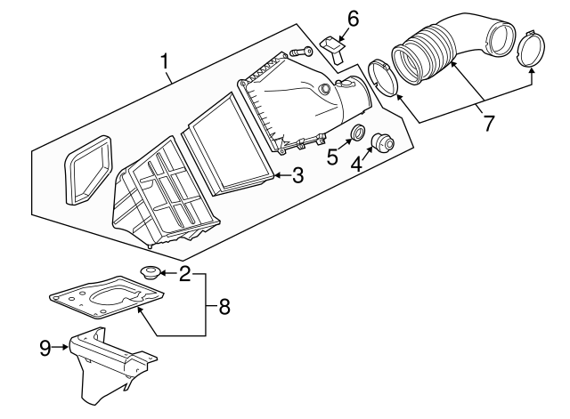 2011-2016 GM Air Filter 25945274 | GM Parts Center