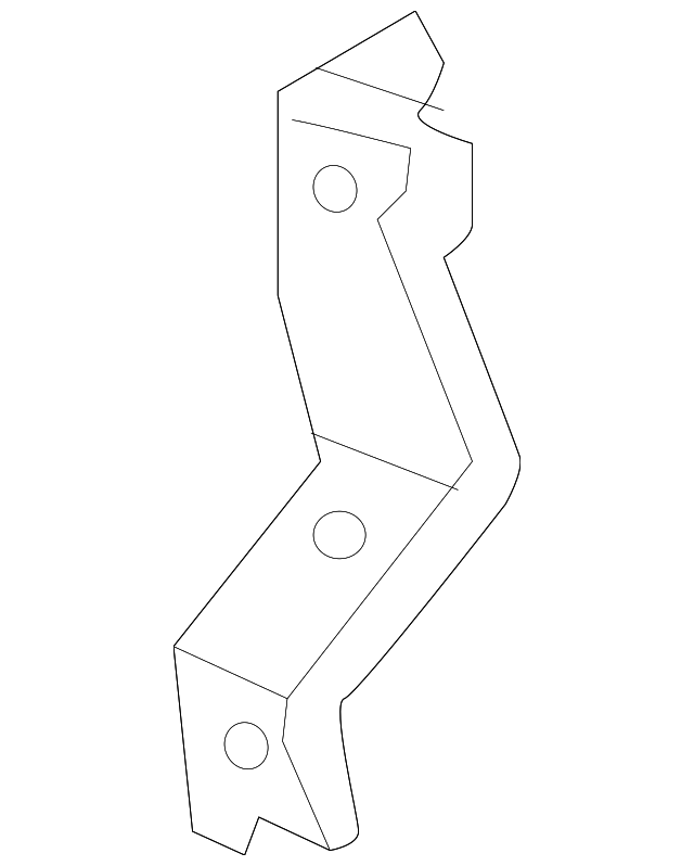 2018-2020 Mitsubishi Eclipse Cross Lower Bracket 6400H919 | Auto Parts