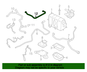 2012-2016 Porsche 911 Vent Hose 9A1-107-510-01 | OEM Parts Online