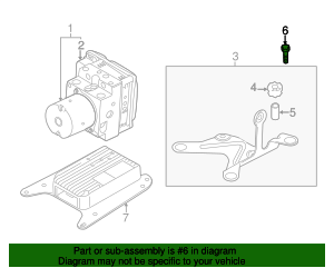 Genuine BMW 07-12-9-907-192 | Mount Bracket Mount Bolt | FREE Shipping ...