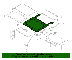 54107342171 - 2015-2018 BMW X4 Frame (54-10-7-342-171) | BMW of South ...