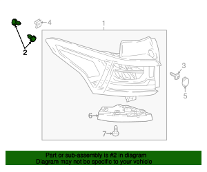 2018-2025 GM Multi-Purpose Retainer 11610583 GM | GMPartsDirect.com