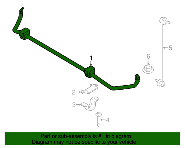 31356795050 - 2010-2019 BMW Stabilizer Bar (31-35-6-795-050) | BMW of ...