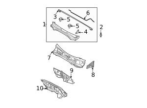 64301-R5000 - Dash Panel 2021-2022 Kia Sorento | Kia.Parts Store