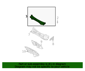 86150-R5000 - Cowl Grille - 2021-2024 Kia Sorento | Kia Auto Parts
