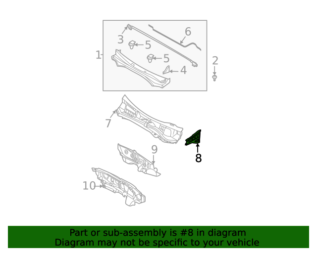 66766-P2000 - Panel Extension - 2021-2024 Kia Sorento | Kia Auto Parts