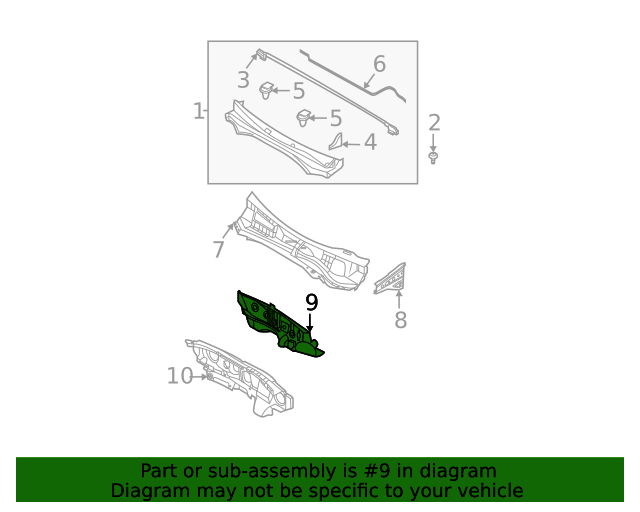 64301-R5000 - Dash Panel 2021-2022 Kia Sorento | Kia.Parts Store