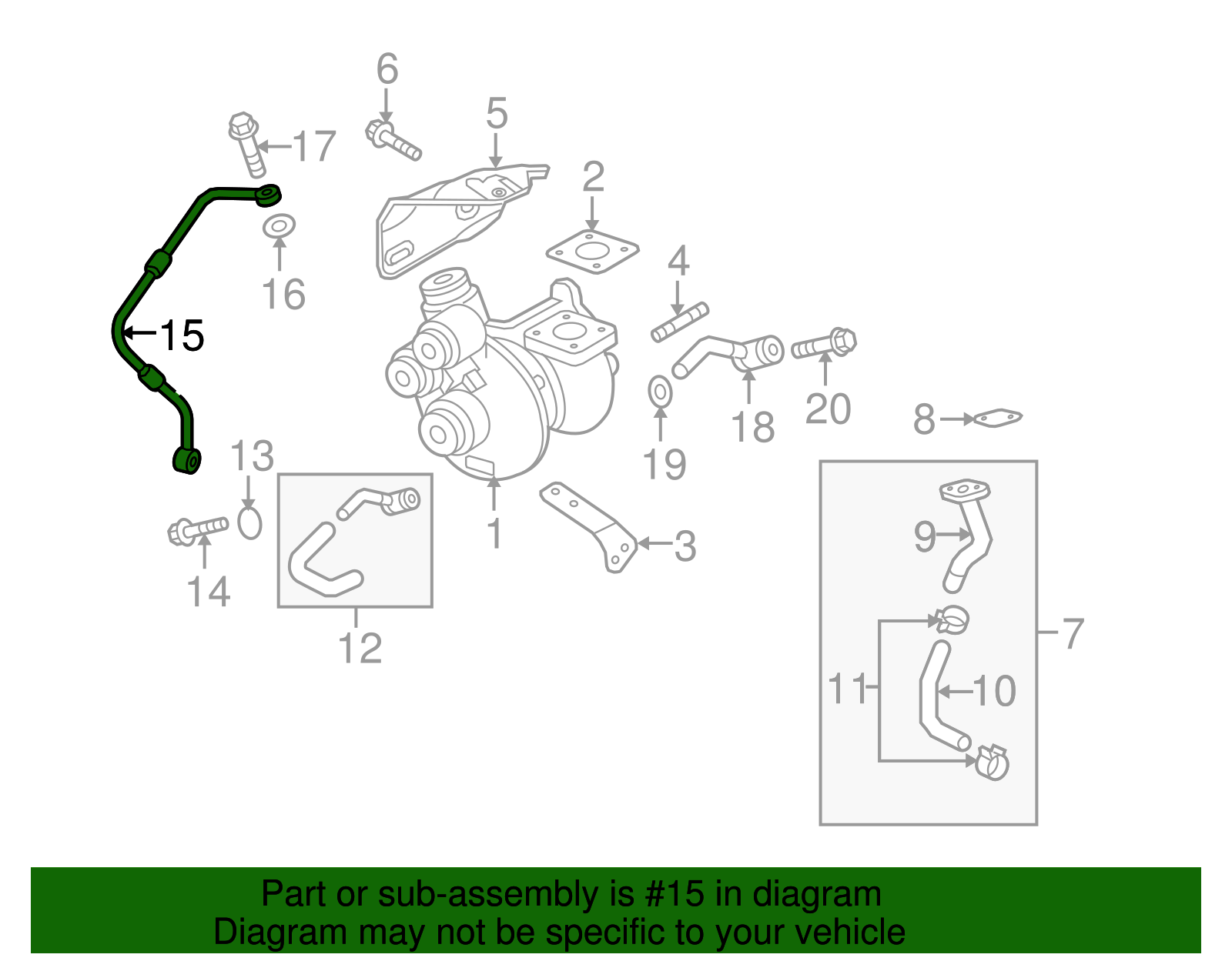 2010-2012 Hyundai Genesis Coupe Oil Inlet Tube 28240-2C400 | OEM Parts ...