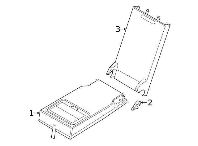 2018-2024 BMW Trim for center armrest 52-20-7-479-150 | AutoNationParts.com