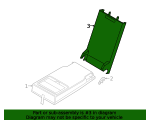 2018-2024 BMW Trim for center armrest 52-20-7-479-150 | AutoNationParts.com