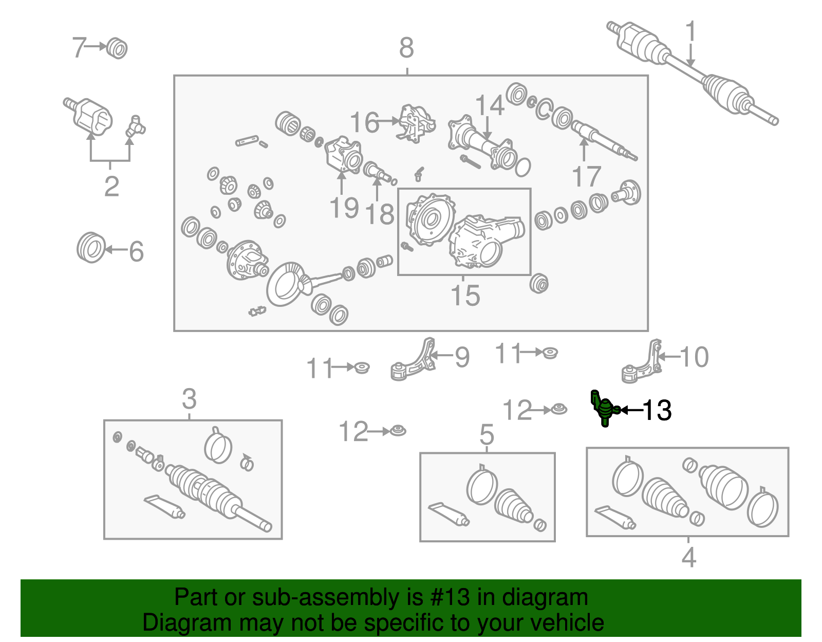Genuine Toyota Support part# 52380-35010 for 1995-2007 Toyota ...