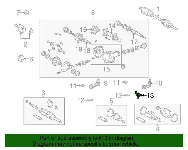 52380-35010 - Support 1995-2007 Toyota | Ourisman Toyota Parts