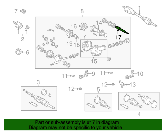 41337-35010 - Output Shaft 1995-2000 Toyota | Longo Toyota Parts