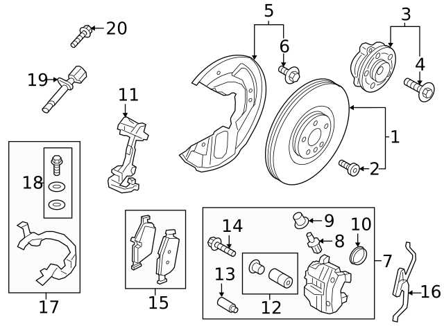 36010244 - Disc Brake Caliper 2017-2022 Volvo | My Swedish Parts