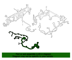2016-2017 Nissan Titan XD Engine Harness 24077-EZ00A | TascaParts.com