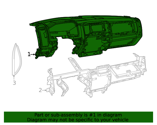 6WN51TX7AA - Basepanel - 2019-2023 Ram | Mopar Parts Canada